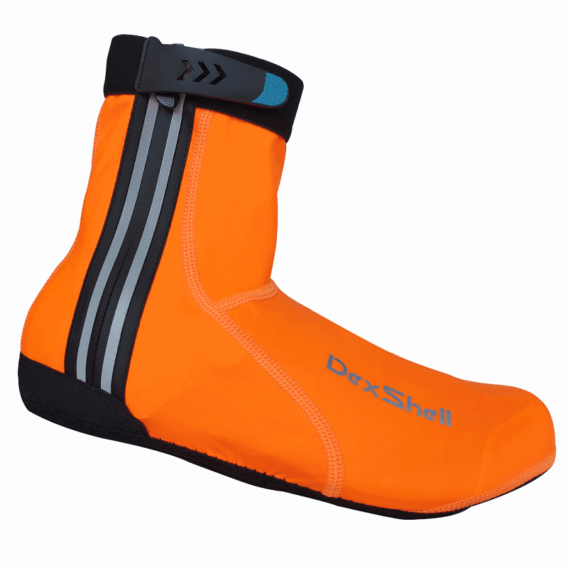 DexShell Showerproof Light Weight Cycling Overshoes - Blaze orange - Outdoor Nature